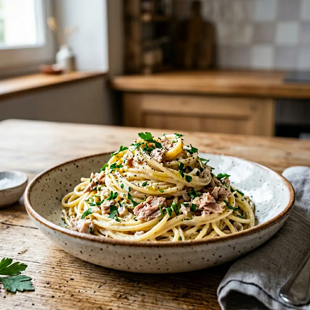 Spaghetti thon et mascarpone : la recette ultra crémeuse ...