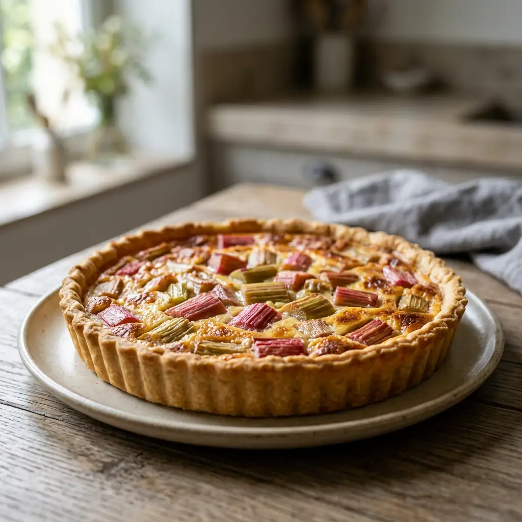 Tarte à la rhubarbe : la recette de grand-mère inratable ...