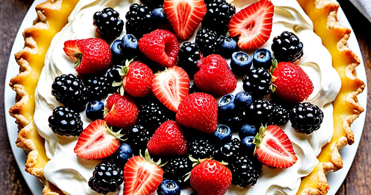 Recette facile de tarte moelleuse aux fruits rouges pour un dessert ...