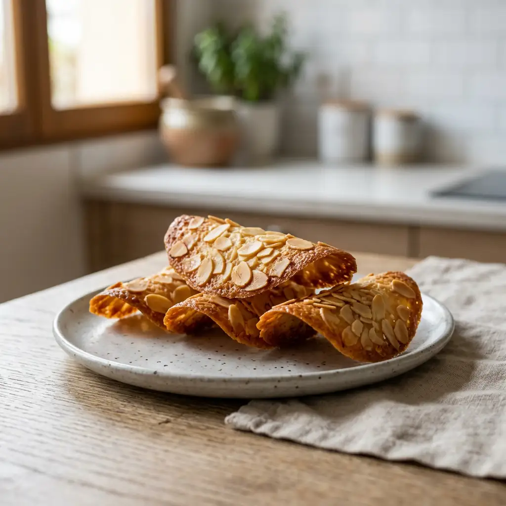 Tuiles aux amandes : la recette inratable et croquante ...