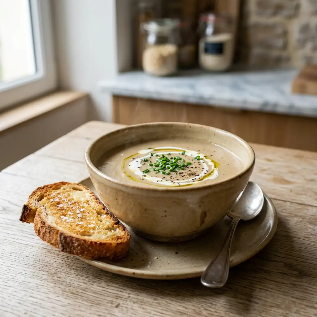 Soupe de céleri au Marsala : la recette onctueuse - LesBonnesRecettes.fr